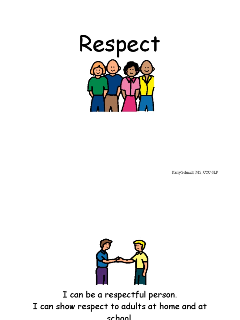 Social Story Respect | PDF