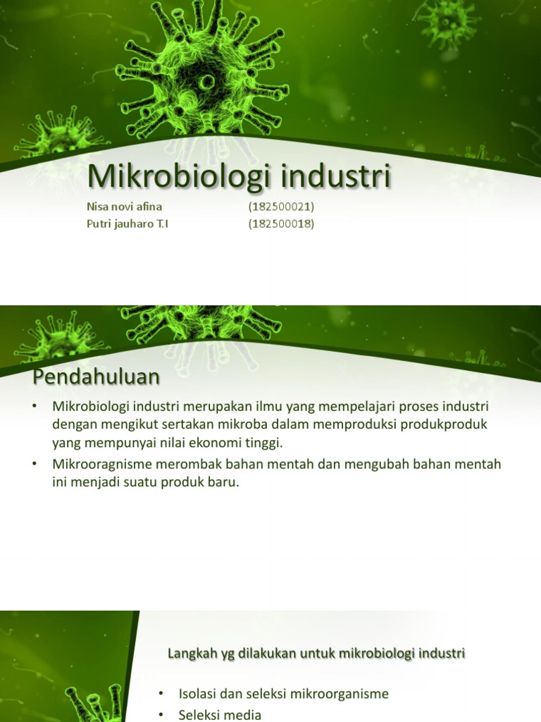 Mikrobiologi Industri | PDF