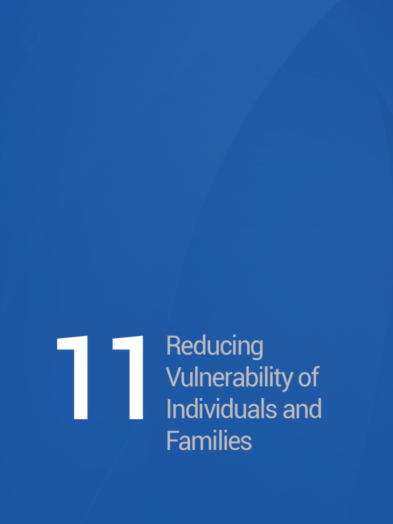 Reducing Vulnerability of Individuals and Families PDF | PDF | Social ...