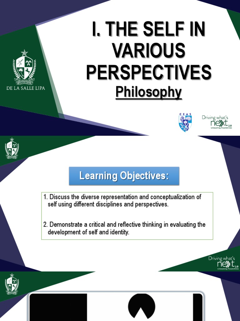 A. Philosophical Perspective | Philosophy Of Self | Mind