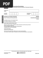 Cambridge Primary Checkpoint - English (0844) April 2018 Paper 1 | PDF ...