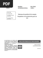 ISO 500002 Español | PDF | Gestión energética | Organización ...