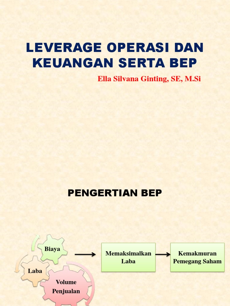 Pengertian BEP | PDF