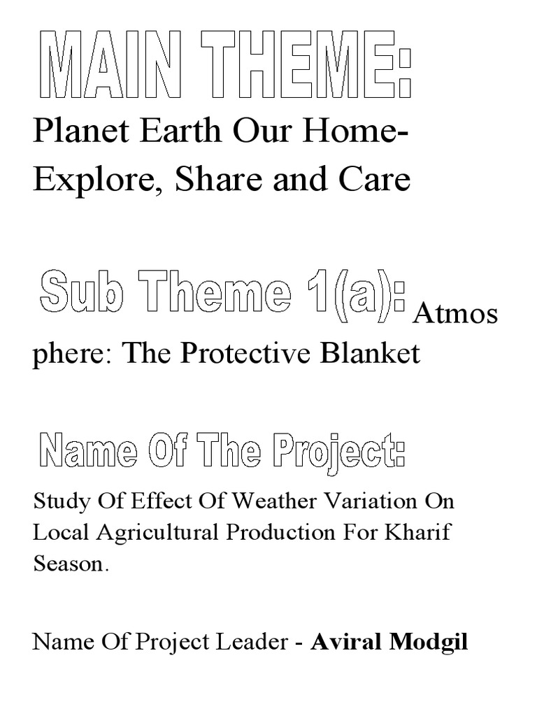 Planet Earth Our Home | PDF