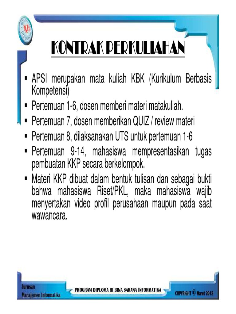 Modul Bsi Apsi | PDF