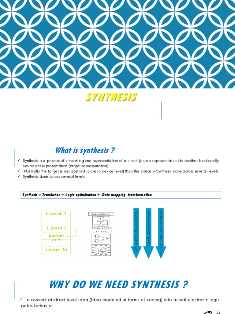 Synthesis | PDF | Logic Synthesis | Hardware Description Language