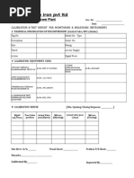 HVAC Performance Test Quality Control and Inspection Report Form | PDF ...