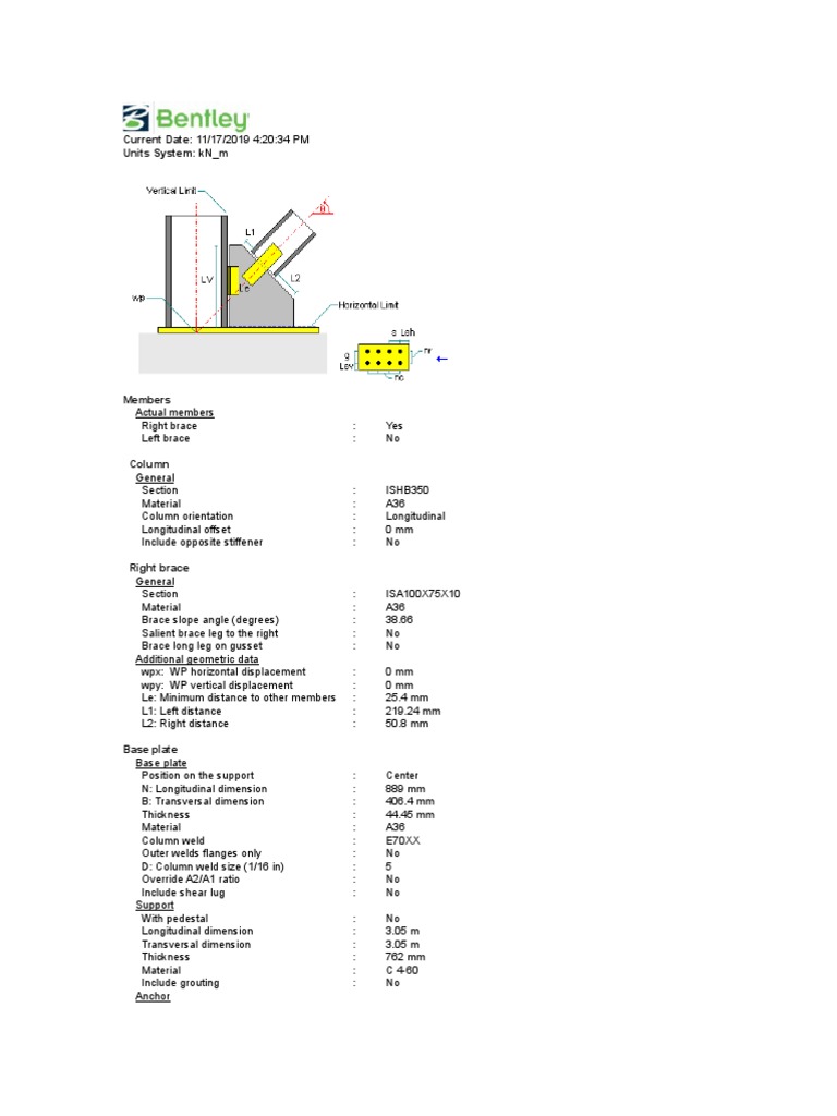 Gusset Base | PDF | Civil Engineering | Mechanical Engineering