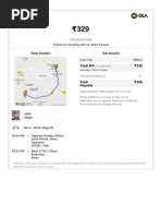Uber Trip Receipt: Noida to Gurugram | PDF | Invoice | Payments