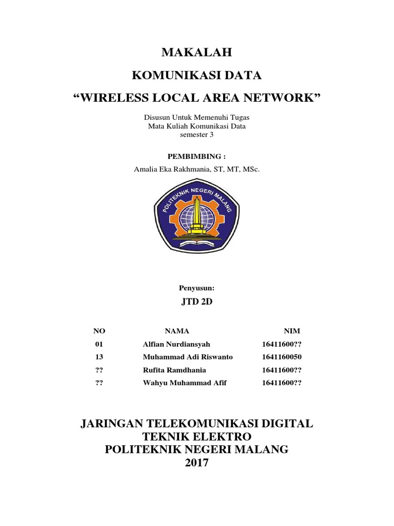 Pengertian dan Komponen WLAN | PDF