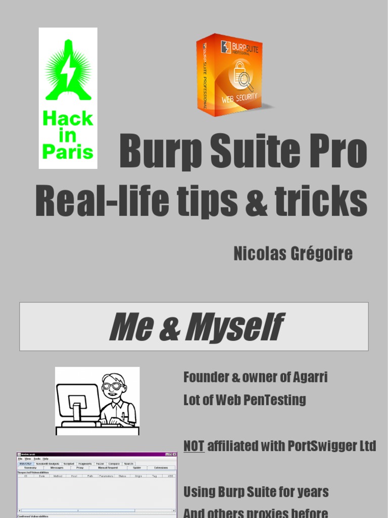 Burp Suit Tips | PDF | Json | Hypertext Transfer Protocol