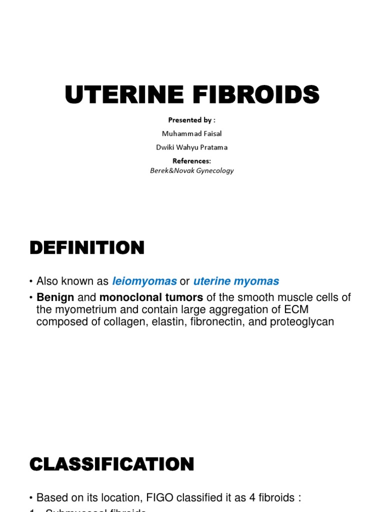Understanding Uterine Fibroids: A Comprehensive Review of the ...