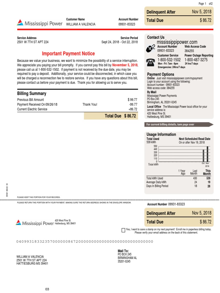 Bill | PDF | Credit Card | Payments