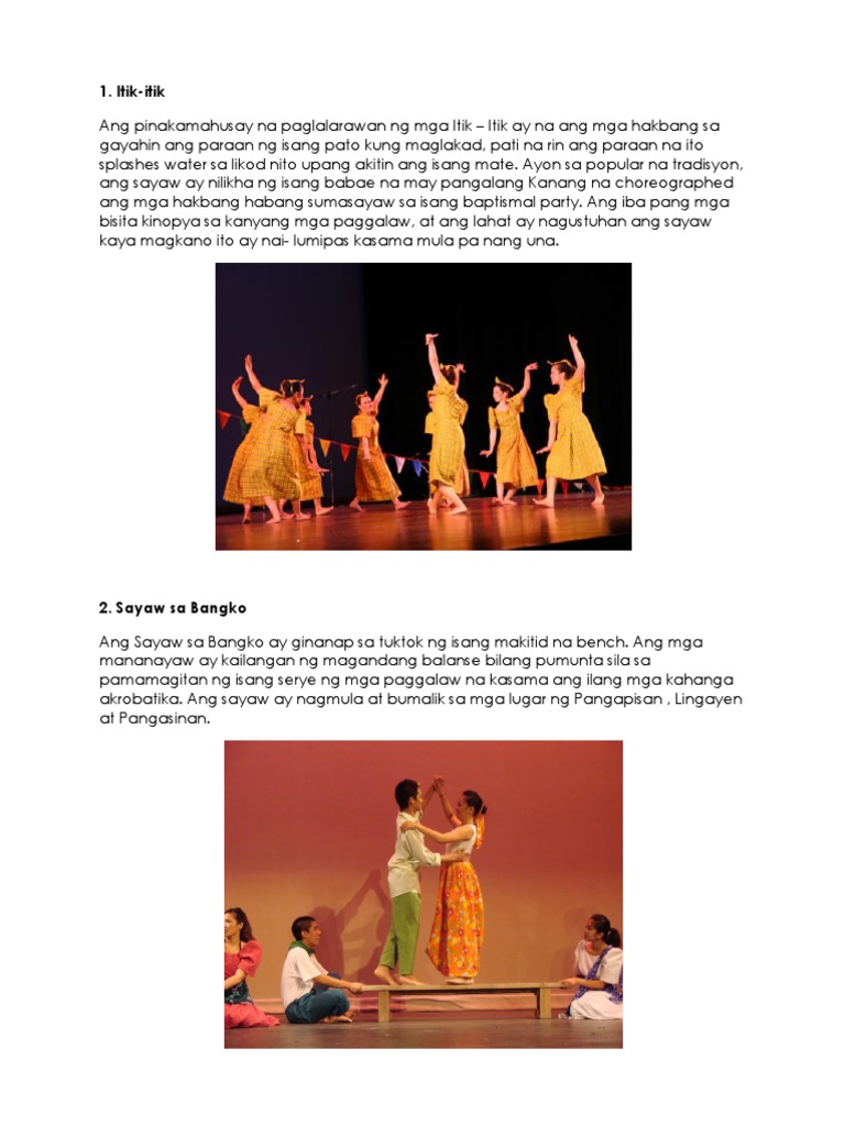 KatutuBong Sayaw Sa Pilipinas | PDF