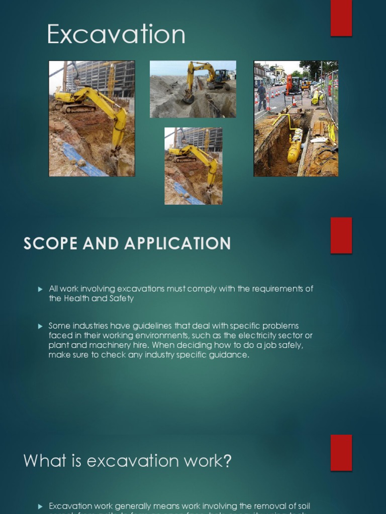Excavation Safety Guide | PDF | Occupational Safety And Health ...