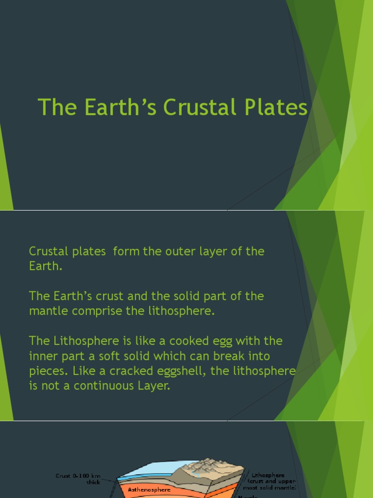 Understanding Earth's Crustal Plates | PDF | Plate Tectonics | Crust ...