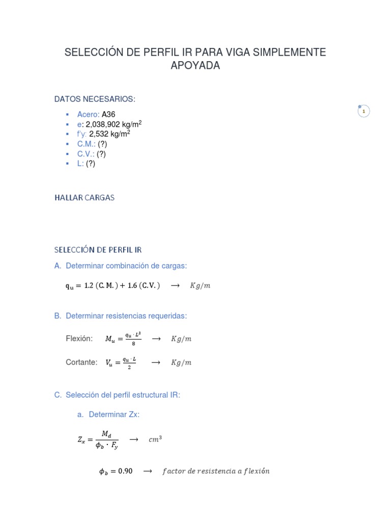 Selección de Perfil IR | PDF