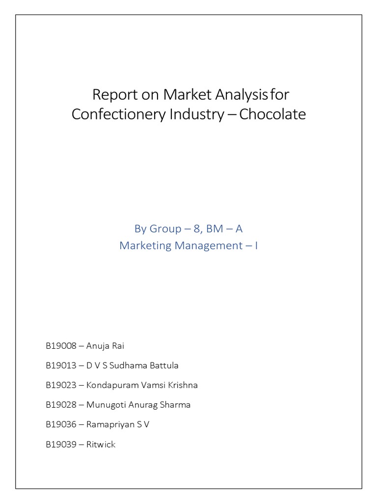 Case Study On Indian Confectionery Industry | PDF | Retail | Chocolate