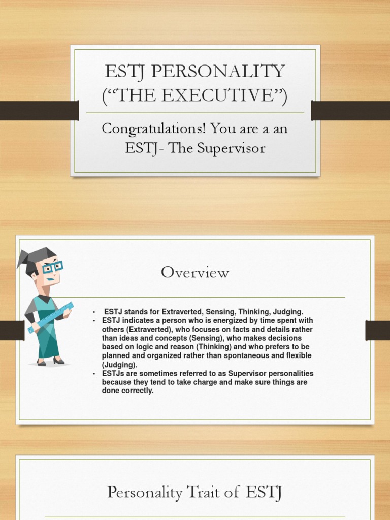 ESTJ Personality Type | PDF | Extraversion And Introversion | Cognition