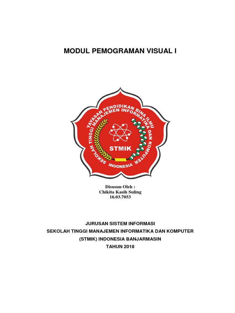 Modul Pemograman Visual I (Chiki) | PDF