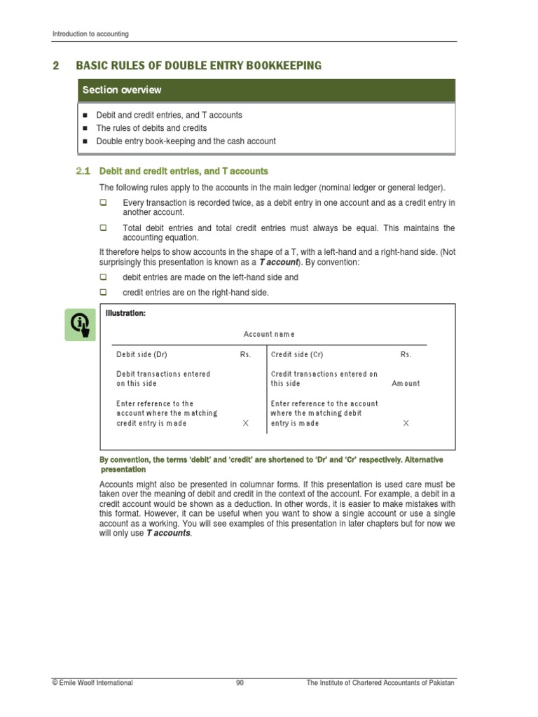 Double Entry and TB (Part 1) | PDF | Debits And Credits | Bookkeeping