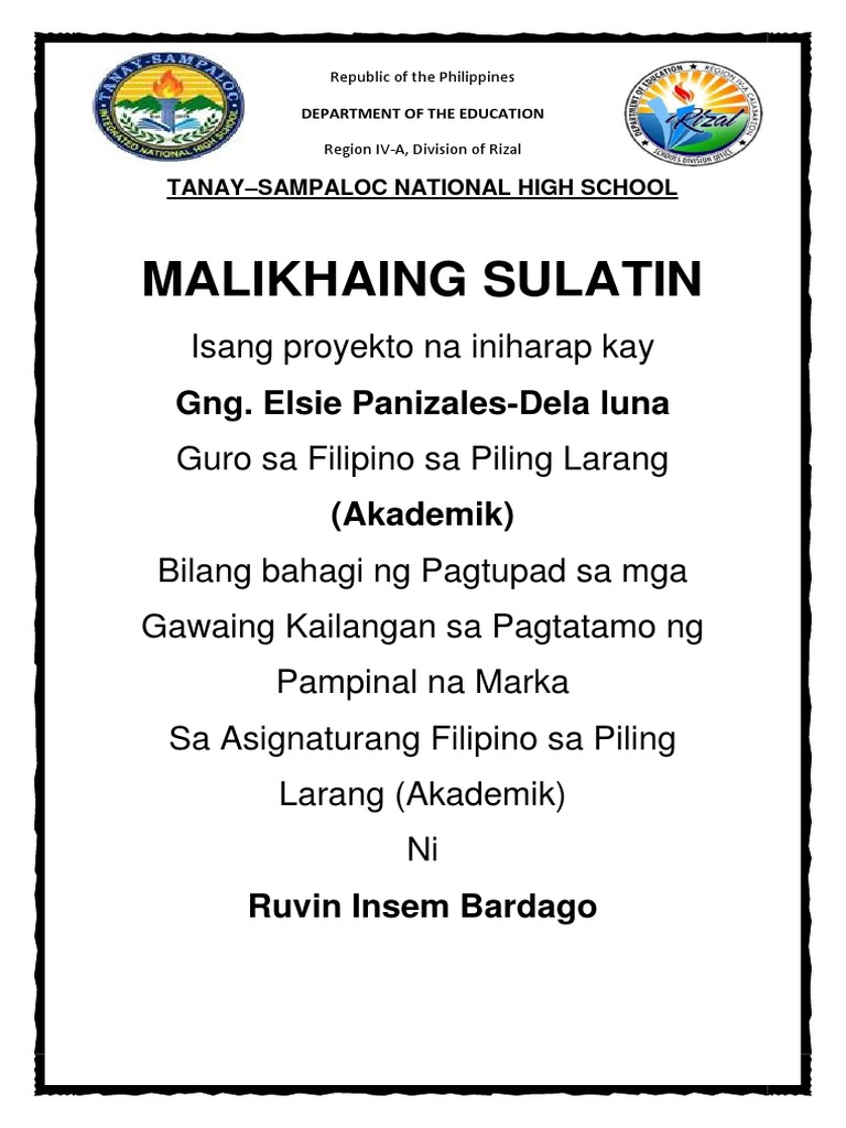 Akademikong Sulatin | PDF