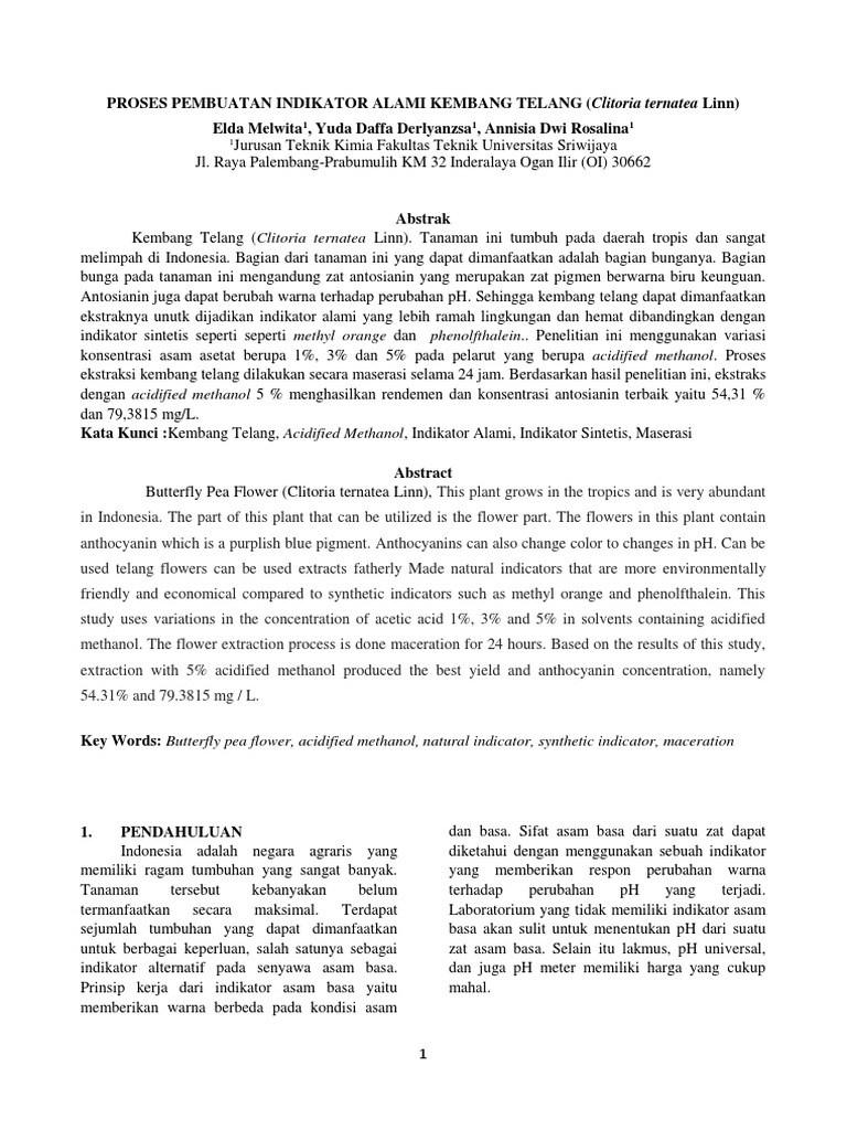 Draft Karya Ilmiah Hasil Penelitian | PDF