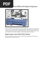 Bagian-Bagian Mesin Bubut Dan Fungsinya | PDF | Griya & Taman