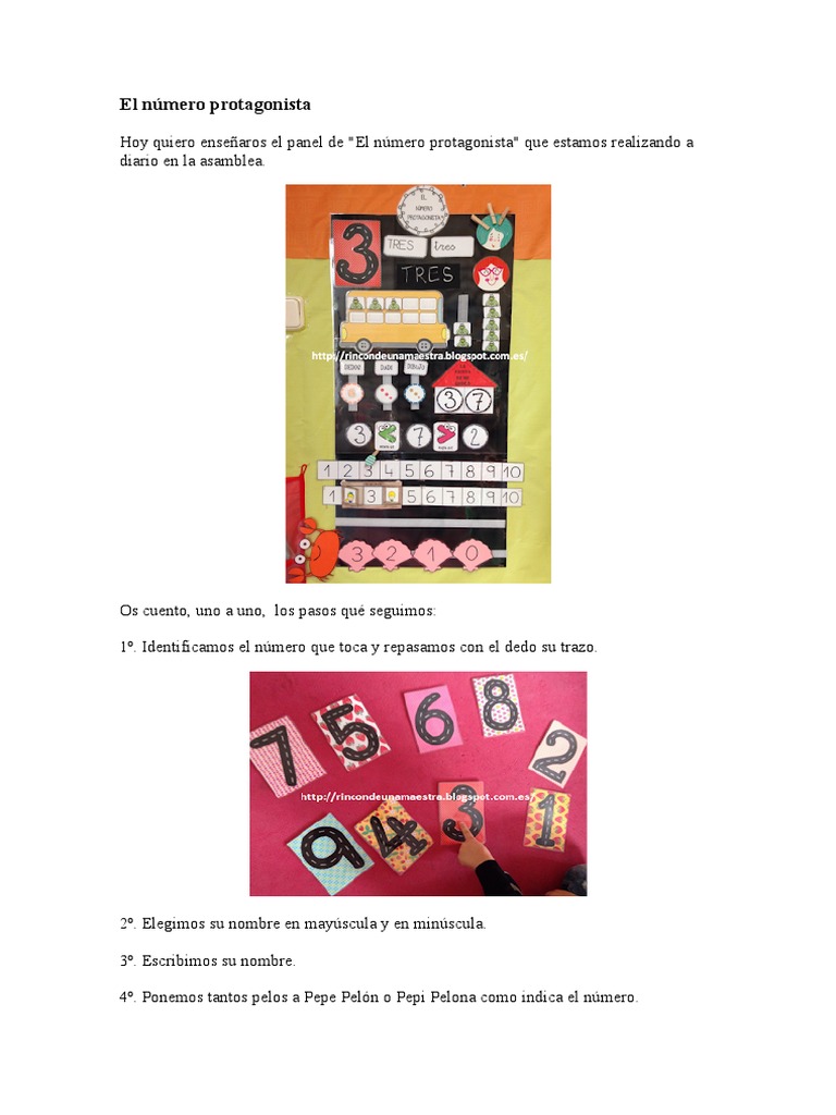 El Número Protagonista | PDF