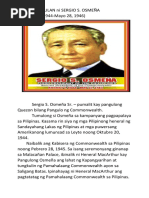 Talambuhay Ni Diosdado Macapagal | PDF