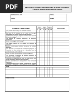 Check List Bodegas | PDF