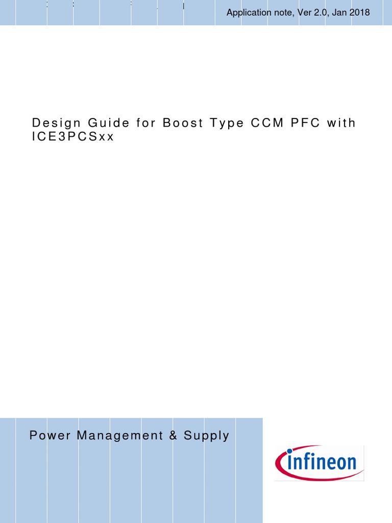 Infineon-Design Guide Boost Type CCM PFC ICE3PCSxx-AN-v02 00-EN PDF ...