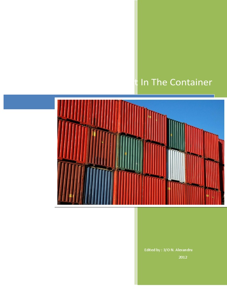 Securing The Product in The Container | PDF | Containerization | Ships