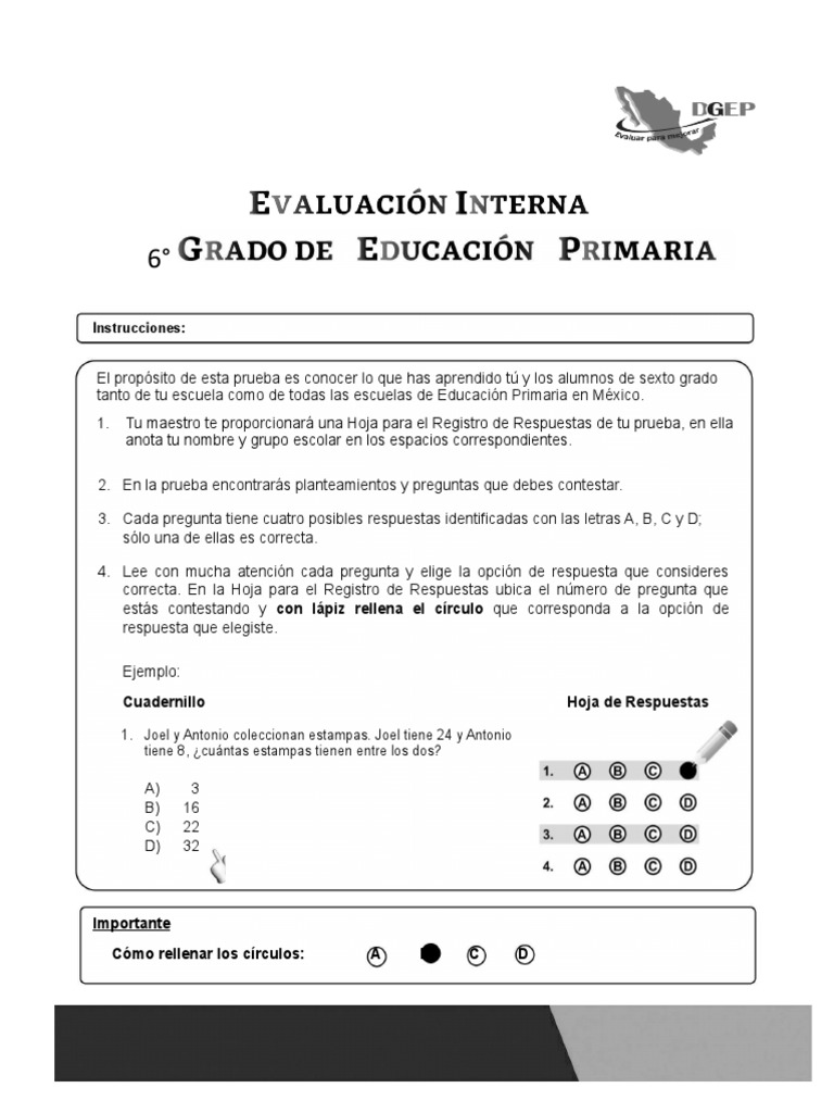 Prueba de Conocimientos 6° Grado | PDF | Calentamiento global ...