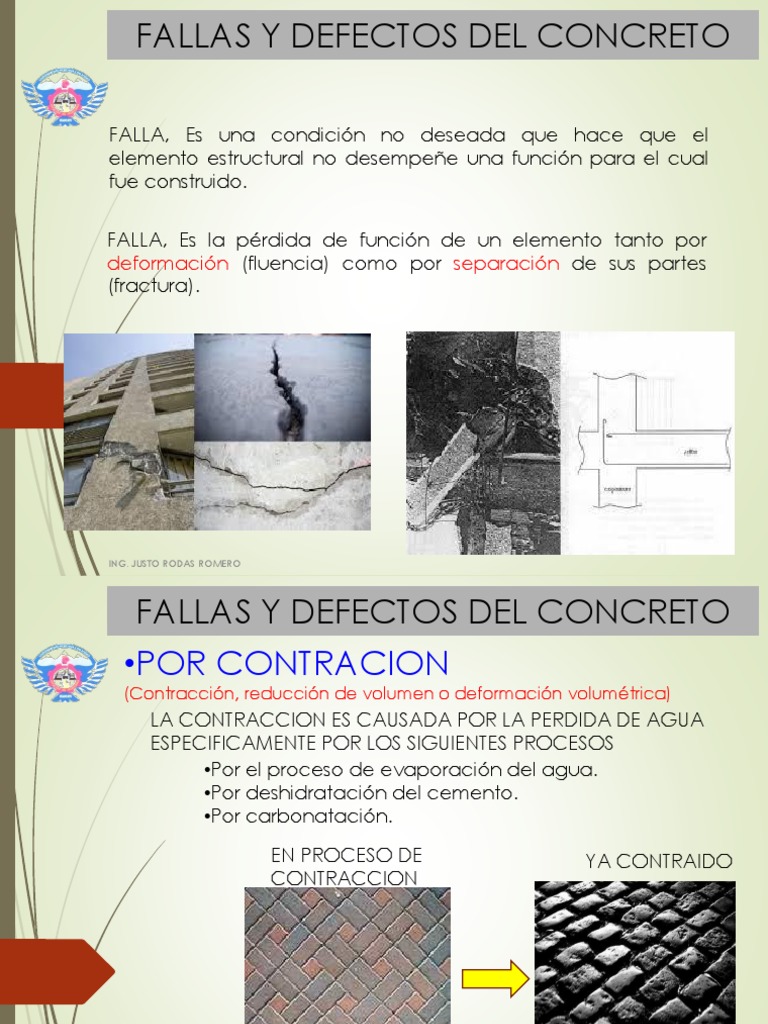 Fallas y Defectos Del Concreto. | PDF | Hormigón | Cemento