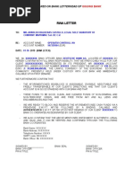 Sample Bank Comfort Letter | PDF