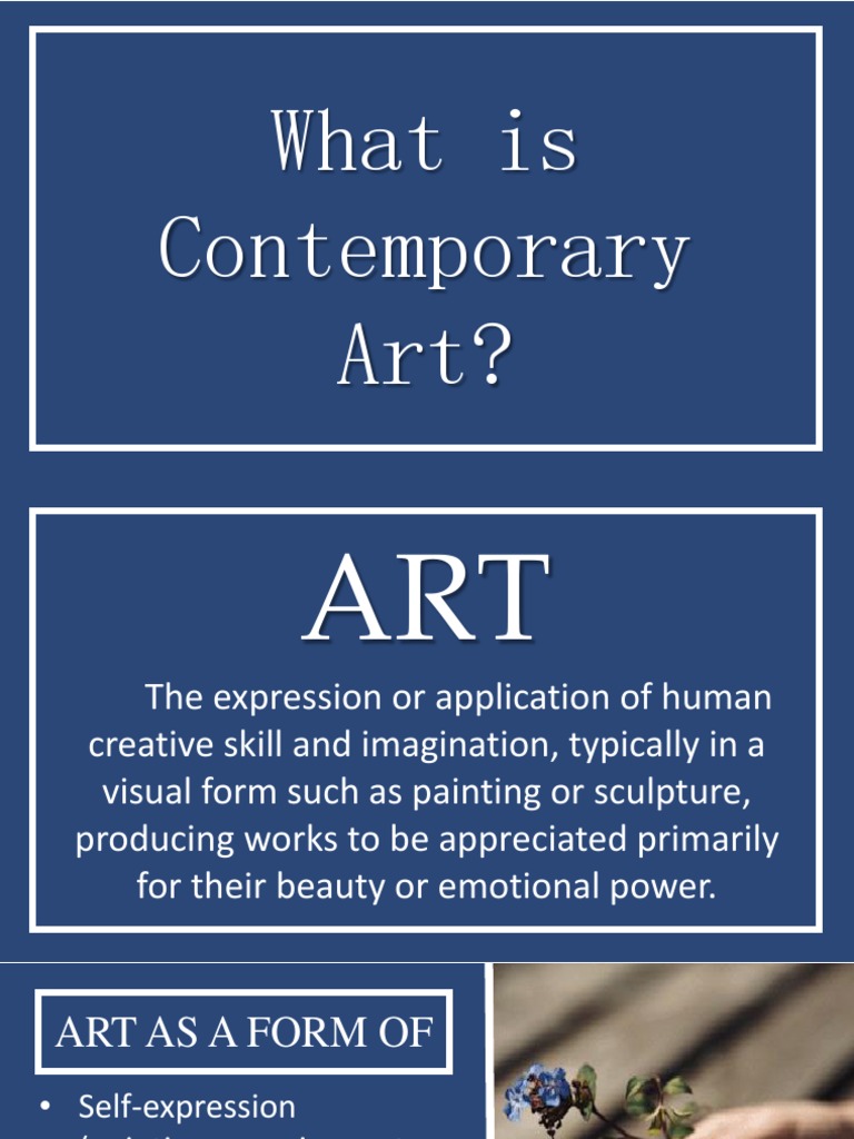 What Is Contemporary Art | PDF | Modern Art | Sculpture