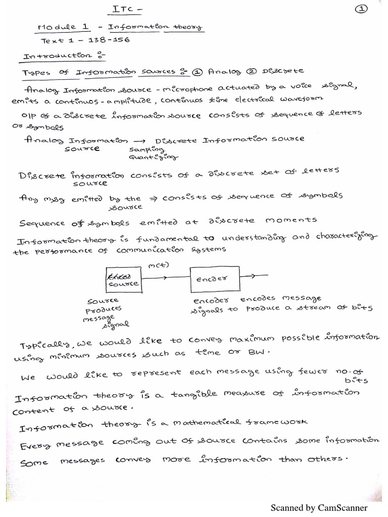 ITC Module 1 Notes | PDF
