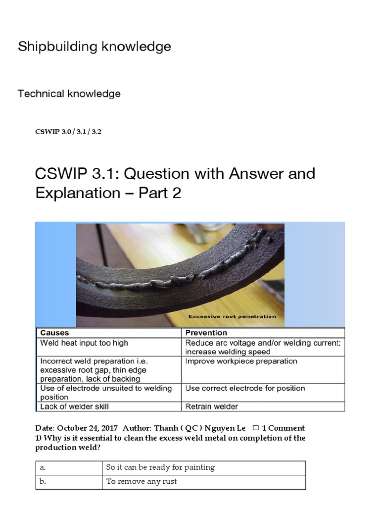 Wi Cswip 3.1 Part 2 | PDF | Fracture Mechanics | Fracture