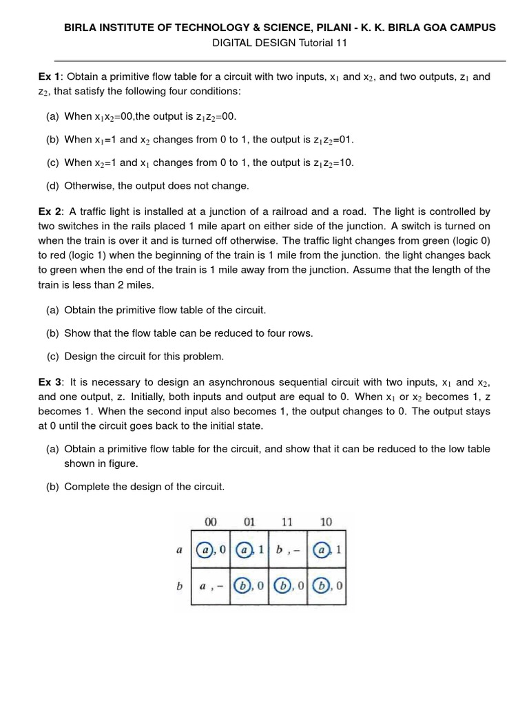 Tutorial11 Soln | PDF | Digital Electronics | Electricity