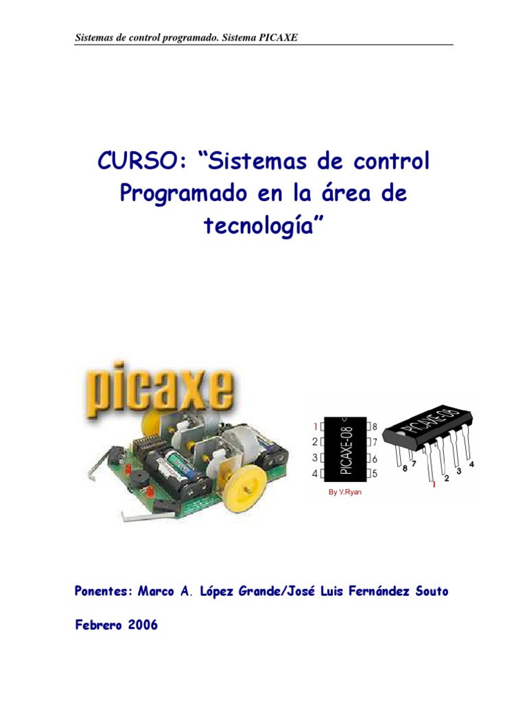 Introducción al Sistema PICAXE en Control Programado | PDF ...