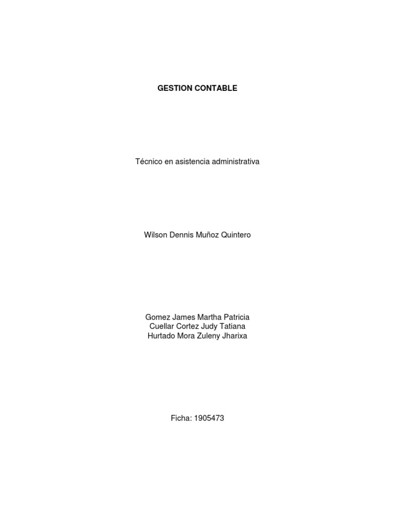 Proyecto Contable | PDF | Contabilidad | Factura