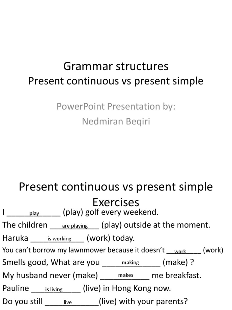 Grammar Structures Pdf Cuisine Food And Drink