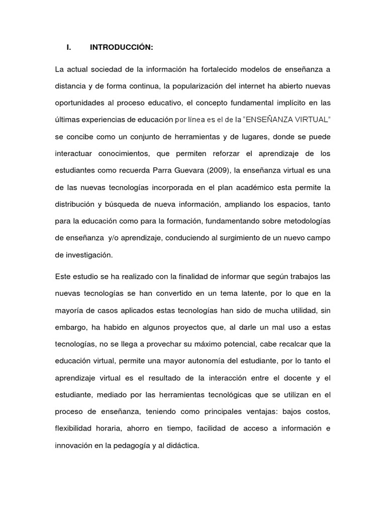 Introducción Del Final Yulisa | PDF | Tecnología de información y comunicaciones | Aprendizaje