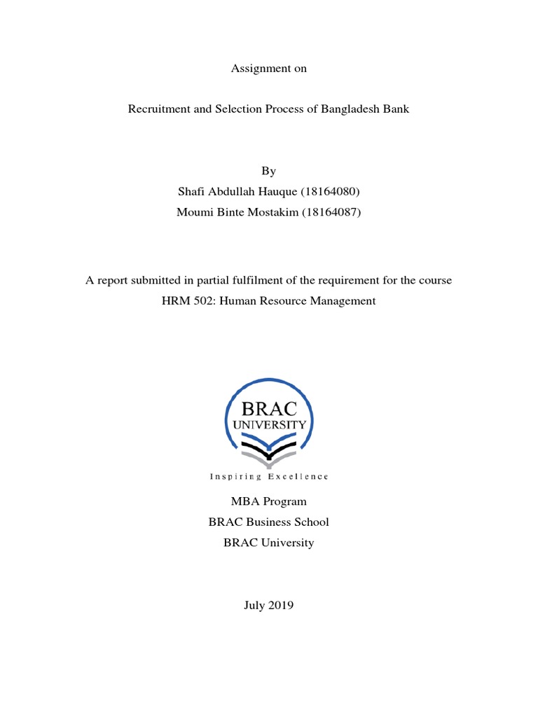 Recruitment Selection Process BB | PDF | Human Resources | Recruitment