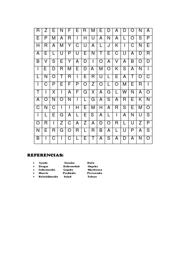 Sopa de letras: Enfermedades y salud | PDF | Enfermedades virales ...