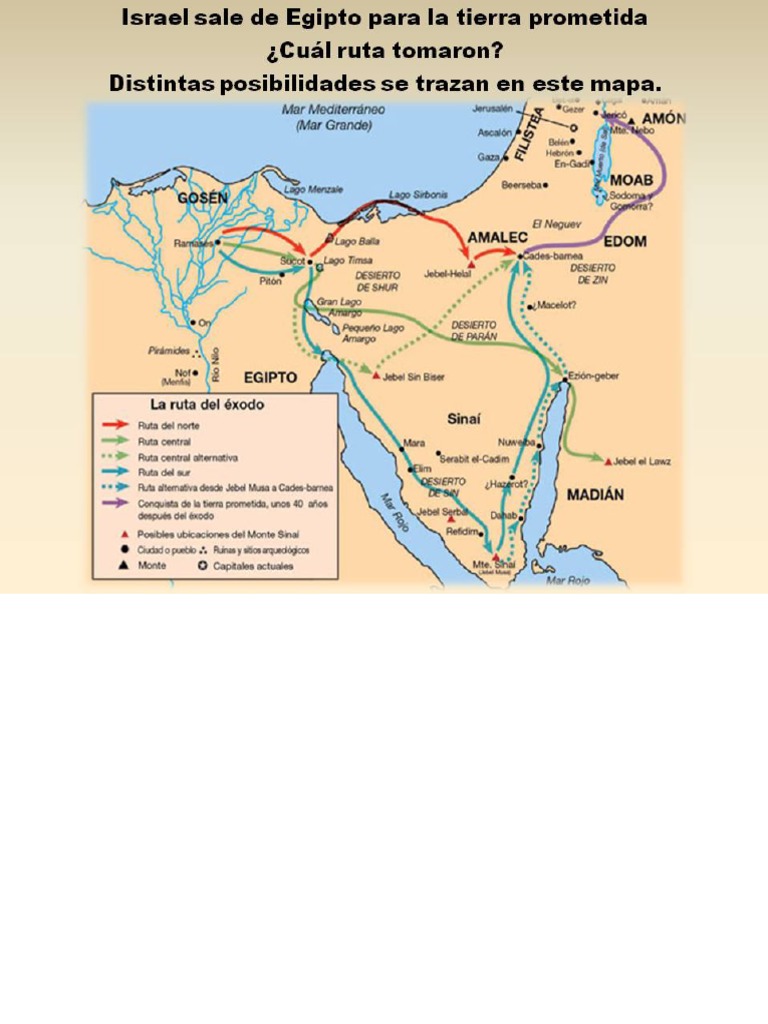 Mapa éxodo Pdf Pdf