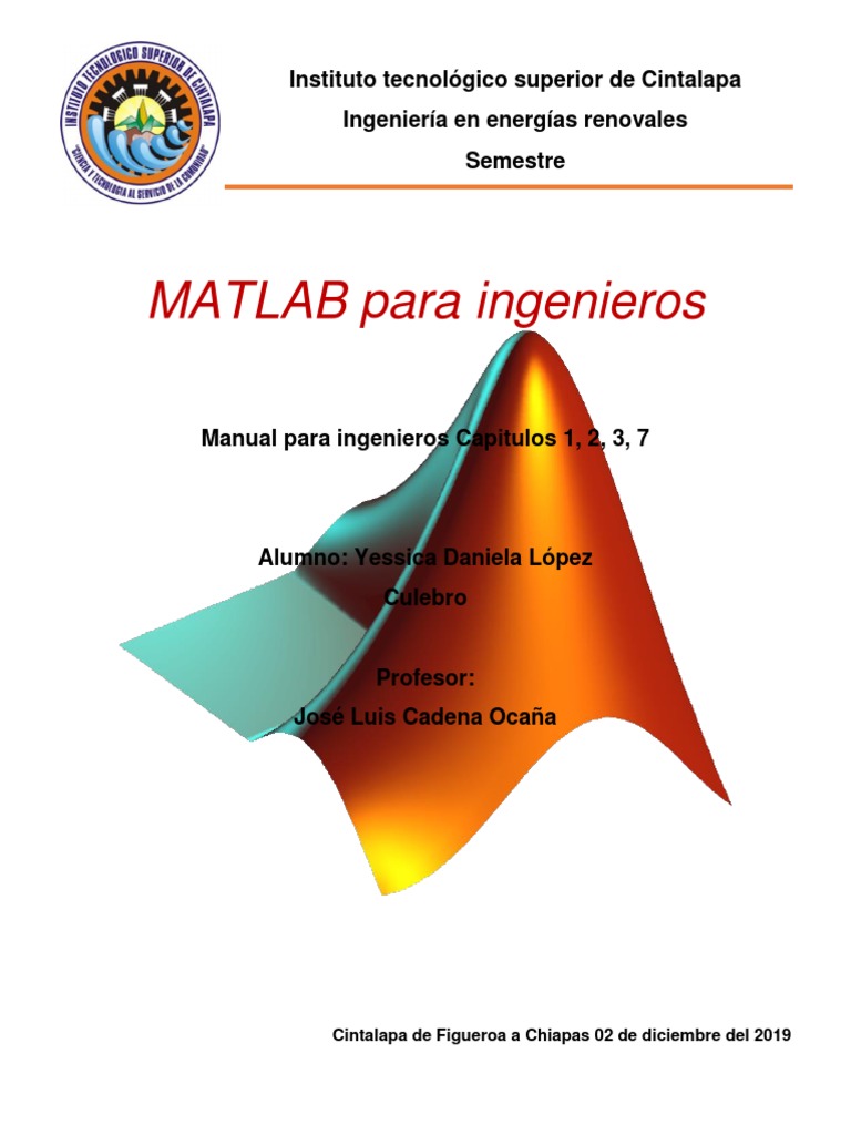 MATLAB para Ingenieros | PDF | Matlab | Matriz (Matemáticas)
