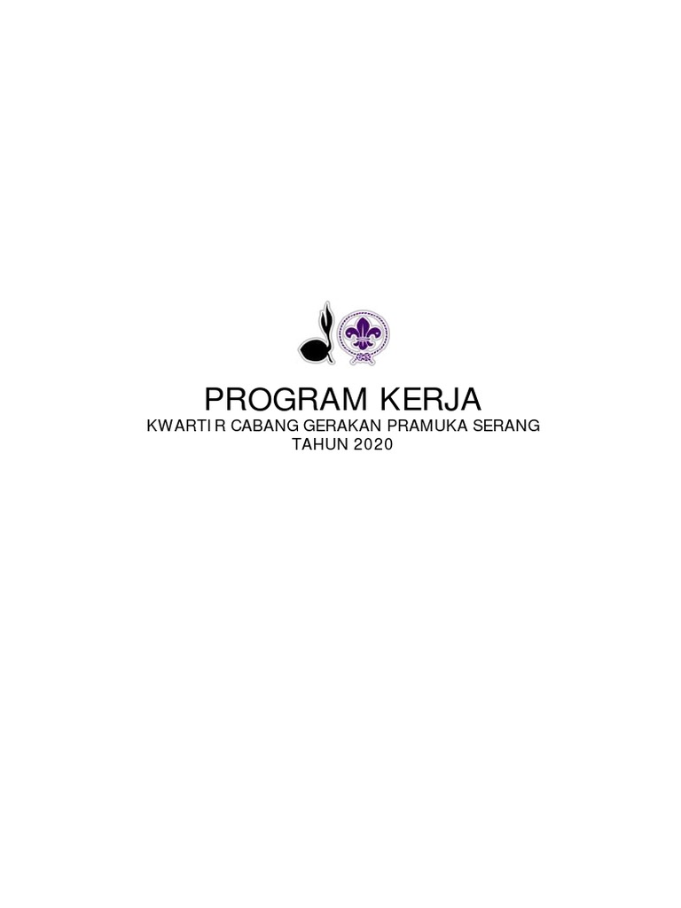 16program Kerja Kwarcab 2020 | PDF