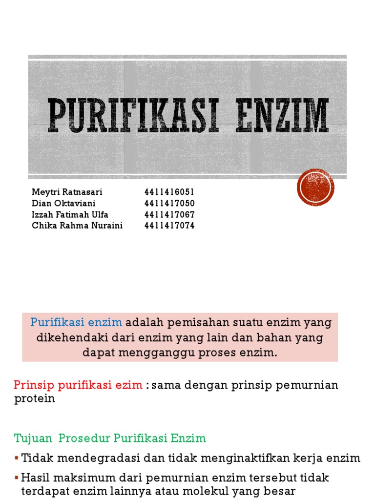 Purifikasi | PDF